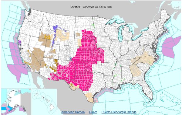 Red flag warning for Kerr County; Monday figures to be stormy – The ...