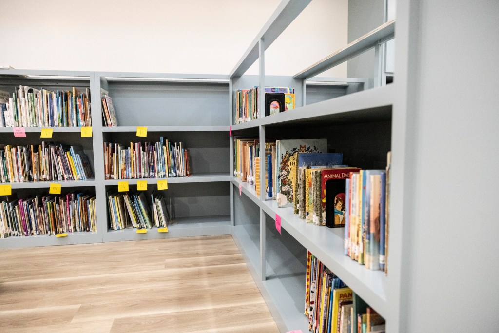 A remade library is all in a day's work at St. Peter's School – The Kerr County Lead